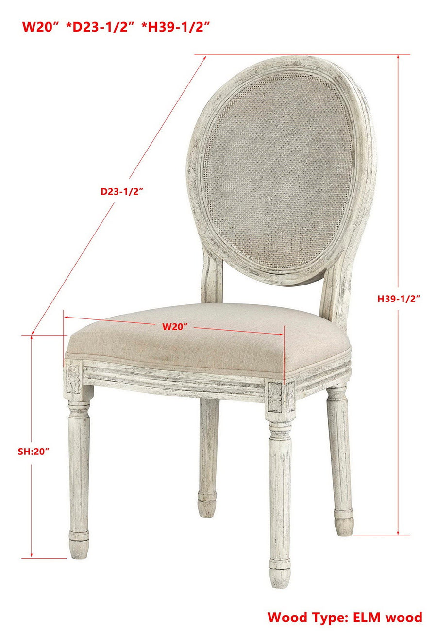 -Round Mesh Back Maxwell Side Chair – Forty West Designs